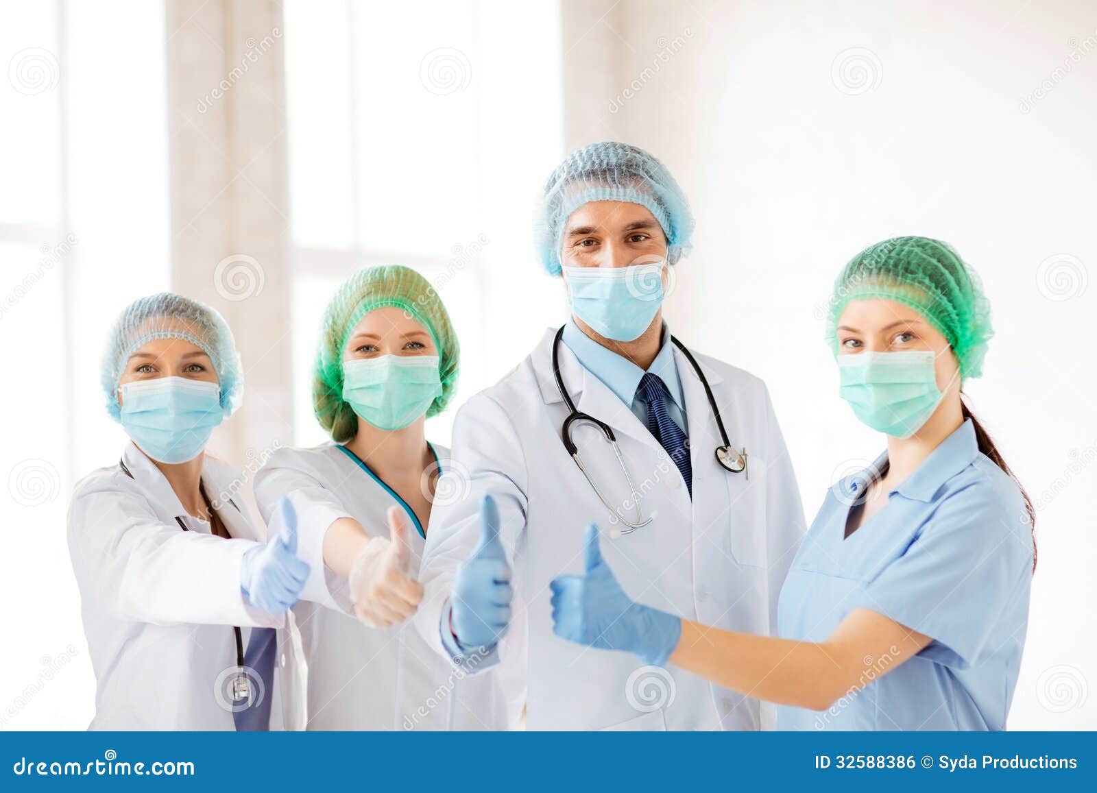 Group of Doctors in Operating Room Stock Photo - Image of laboratory ...