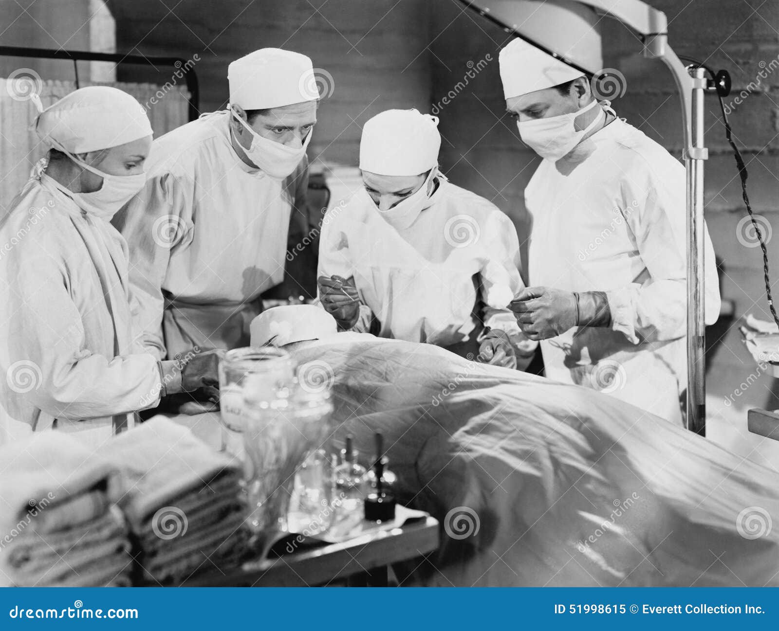 Doctor Performing Surgery Old Picture Stock Photos - Free & Royalty ...