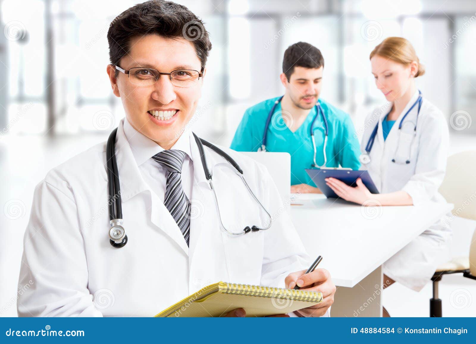 Group of doctors stock photo. Image of clinical, modern - 48884584