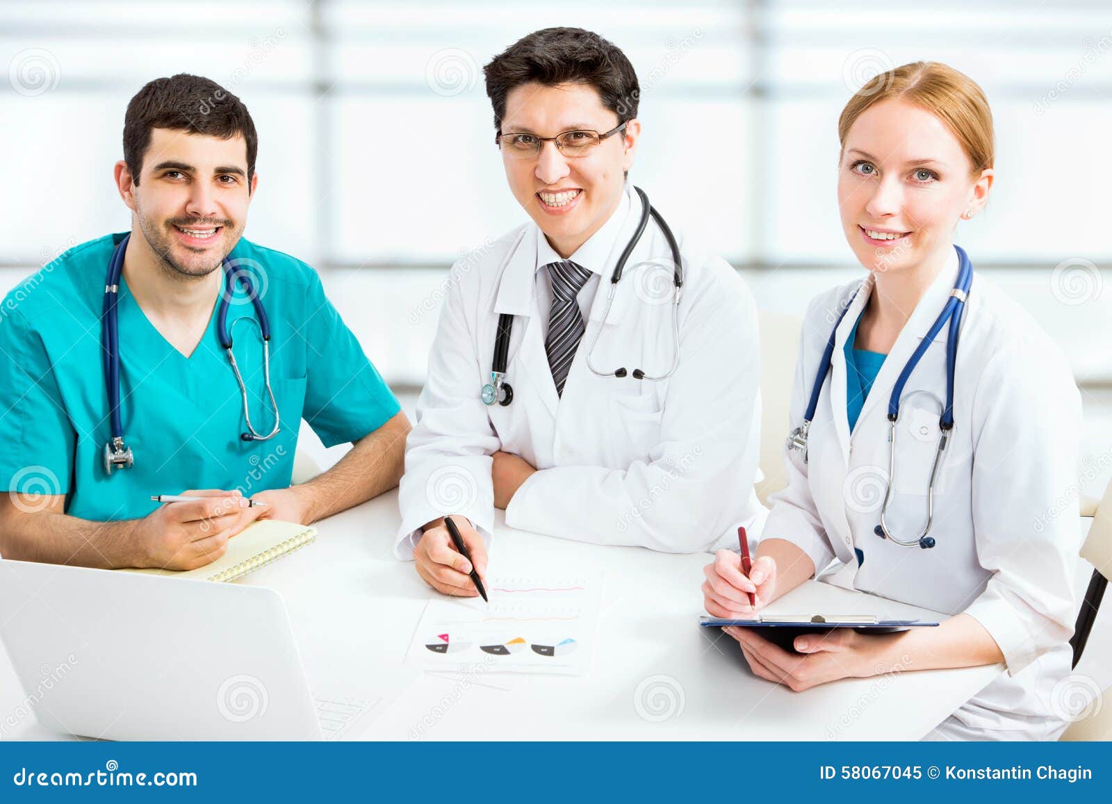 Group of doctors stock image. Image of portrait, colleague - 58067045