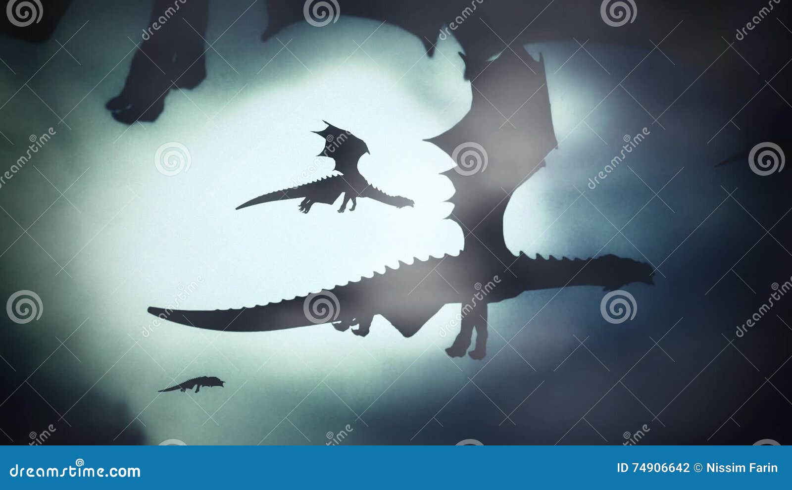 Night Fury Dragon Flying