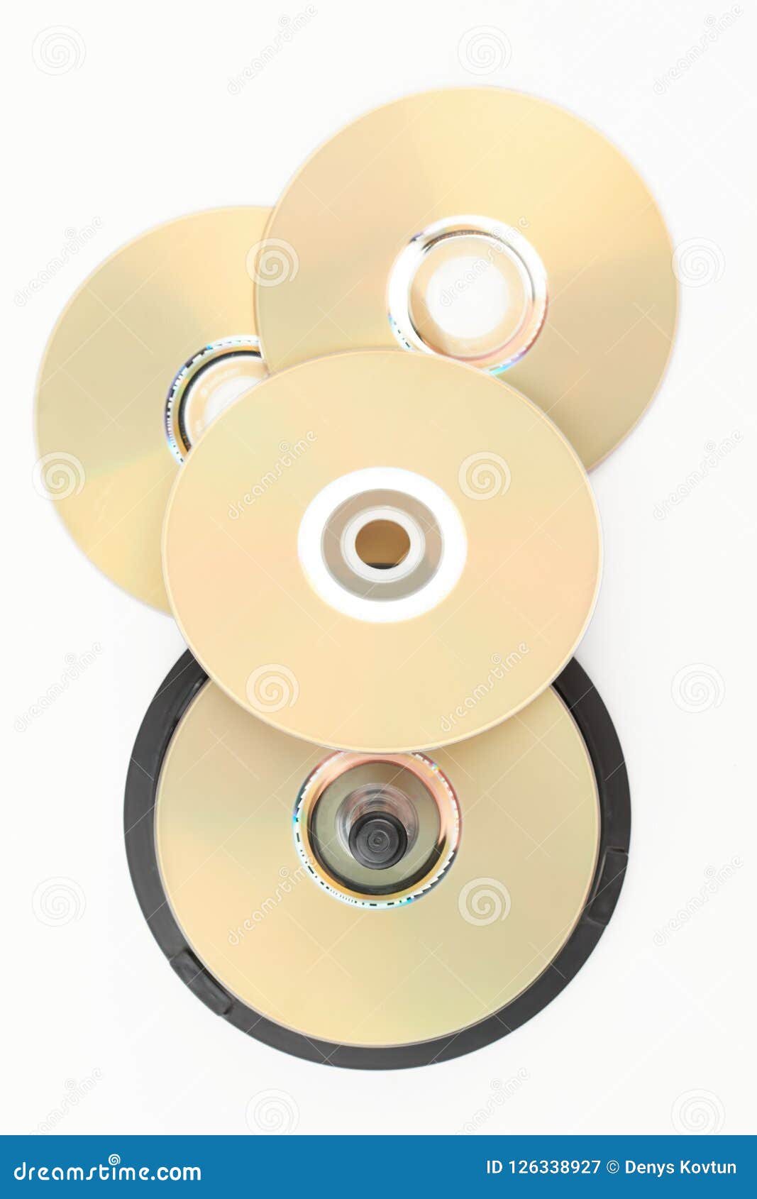 Group of DVD Discs, Top View. Stock Image - Image of compact, equipment ...