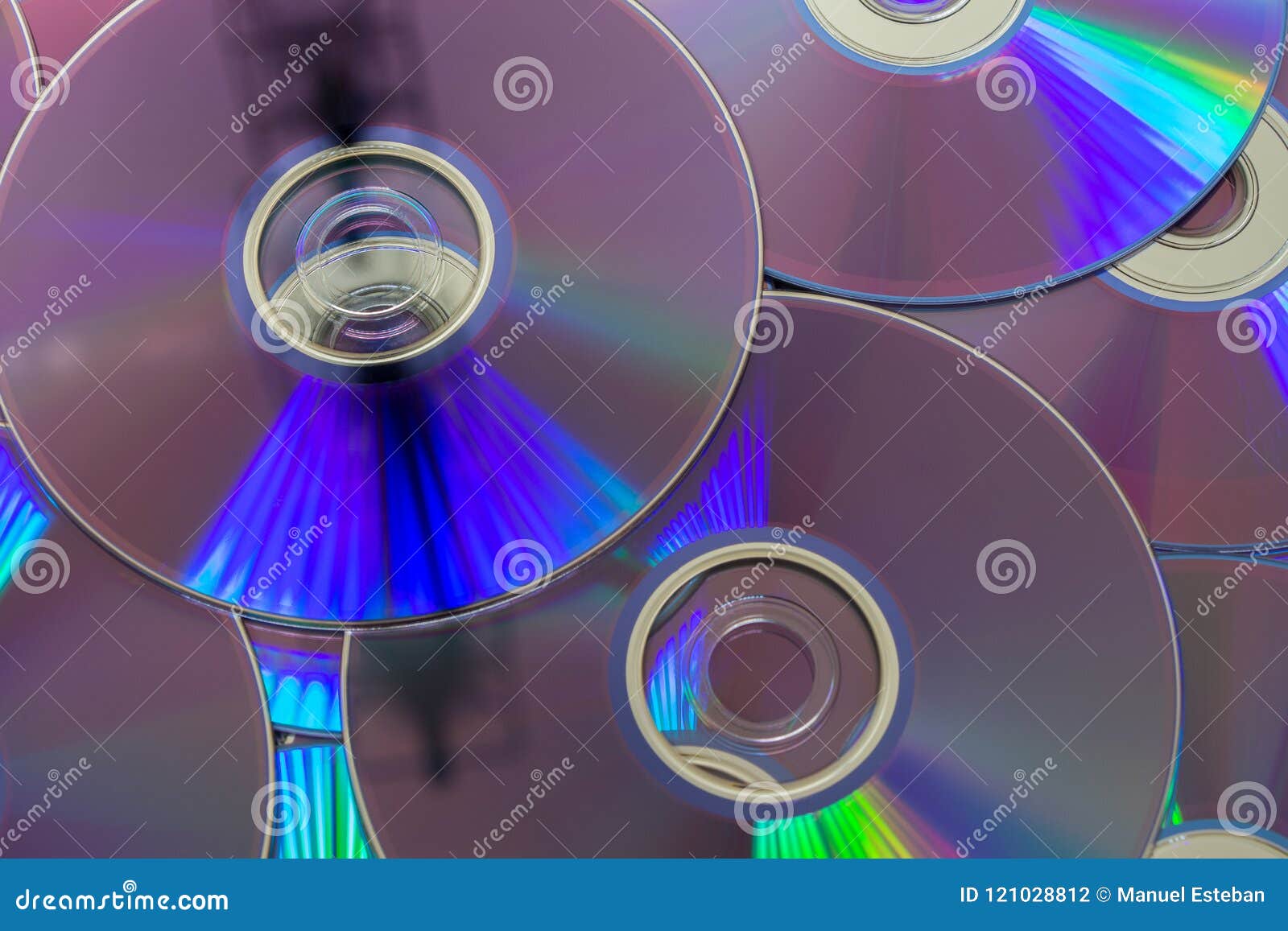 DVDs, Digital Optical Disk Storage Stock Photo - Image of compact, disk ...