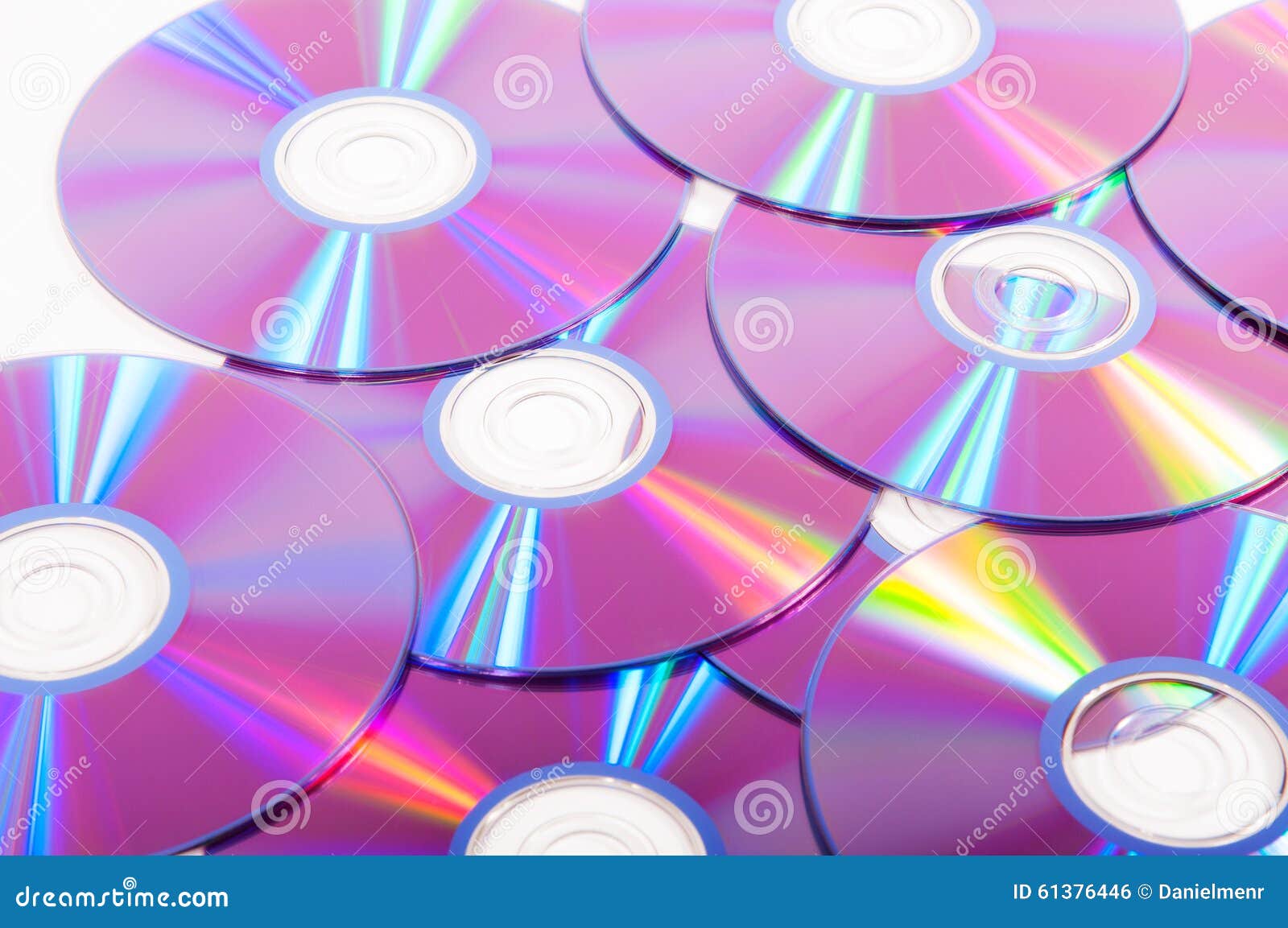 Group of DVDs stock photo. Image of circle, empty, shiny - 61376446