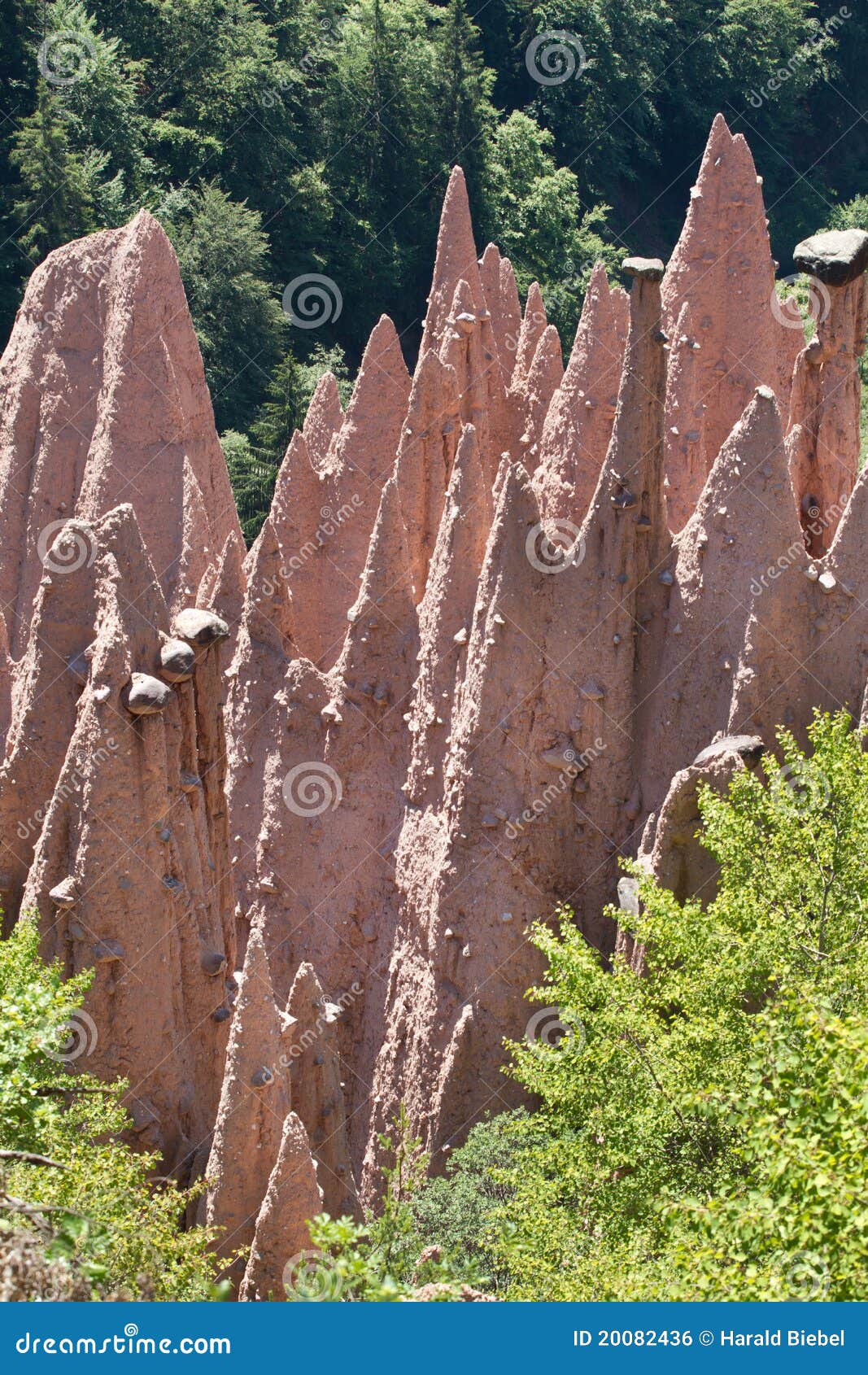 The Earth Pyramids Of Renon In The Dolomites, Italy Are The Highest And ...