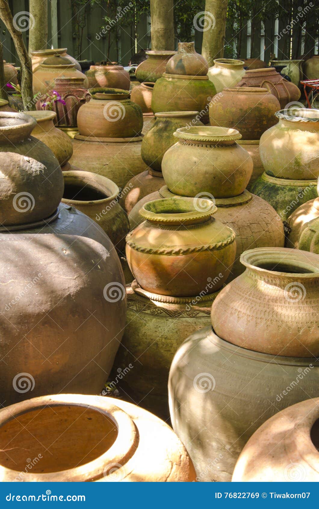 Group of Earthenware stock image. Image of meal, handcraft - 76822769