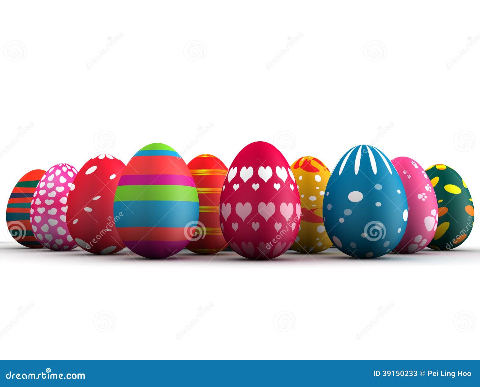 Group of Easter eggs stock illustration. Illustration of chocolate ...