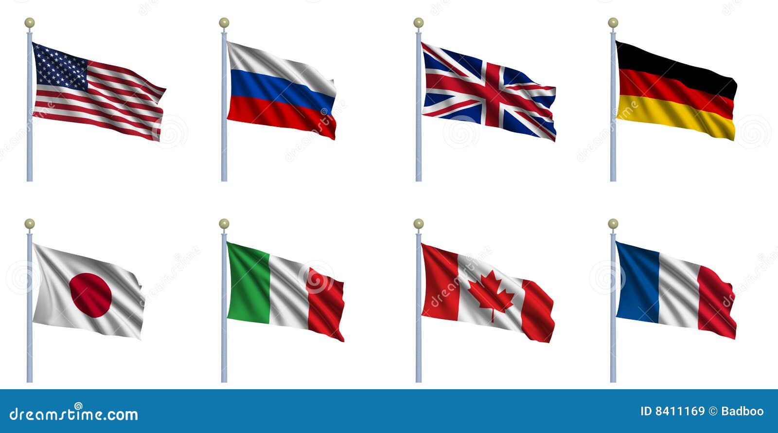 Group of Eight stock illustration. Illustration of german - 8411169