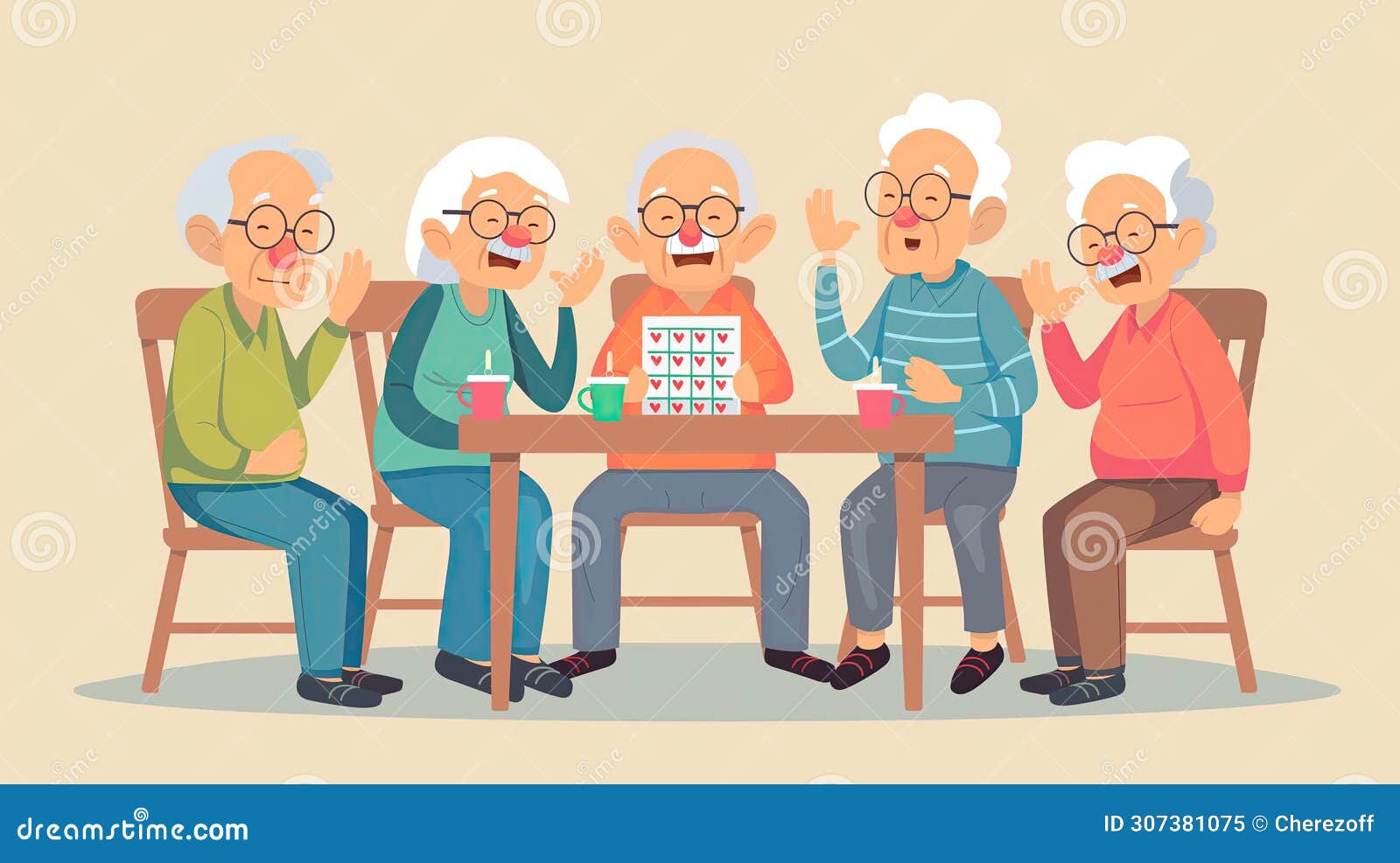 A Group of Elderly People Playing a Quiz Stock Image - Image of ...