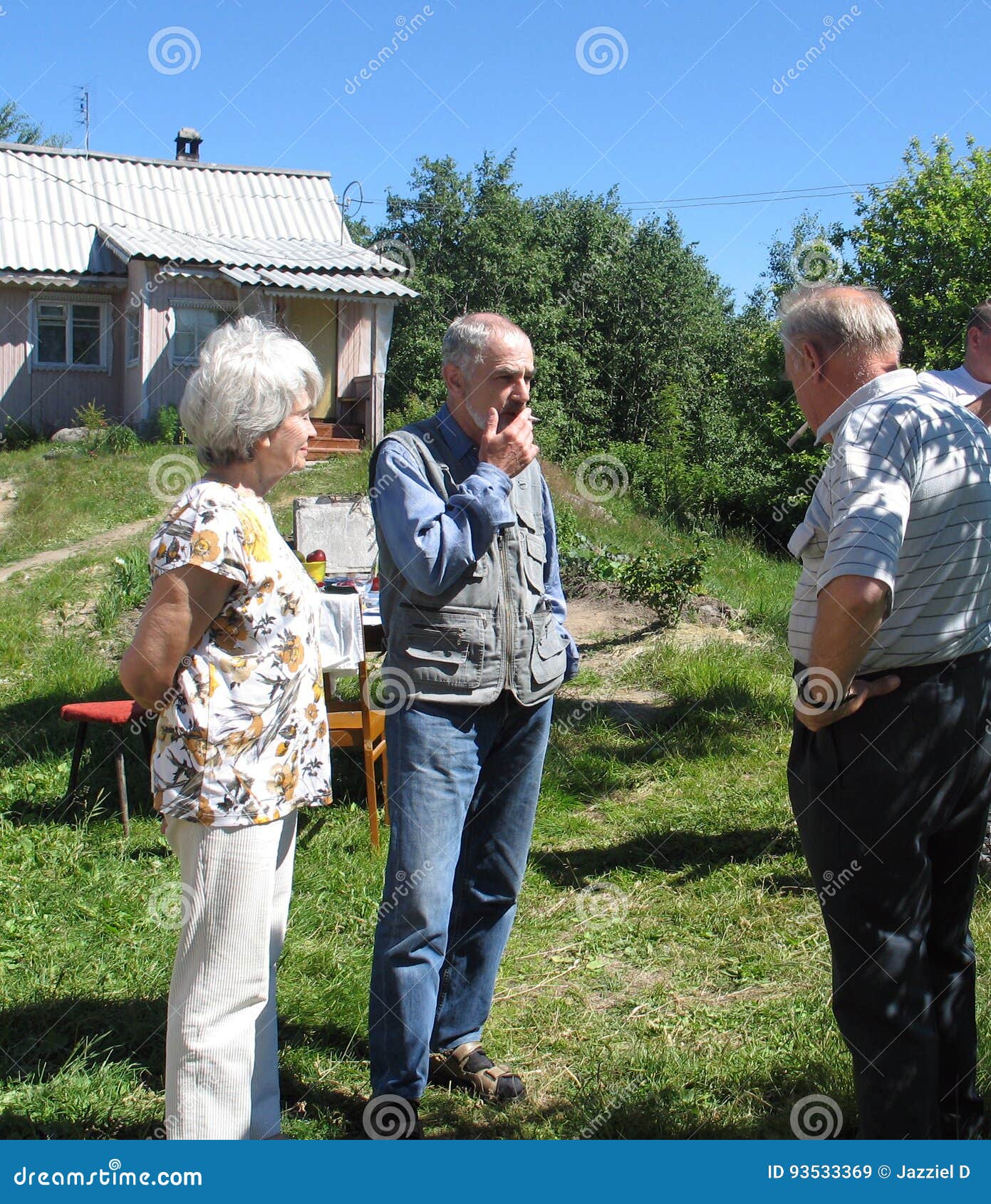 Group of Elderly People Talking Stock Image - Image of woman, seniors ...