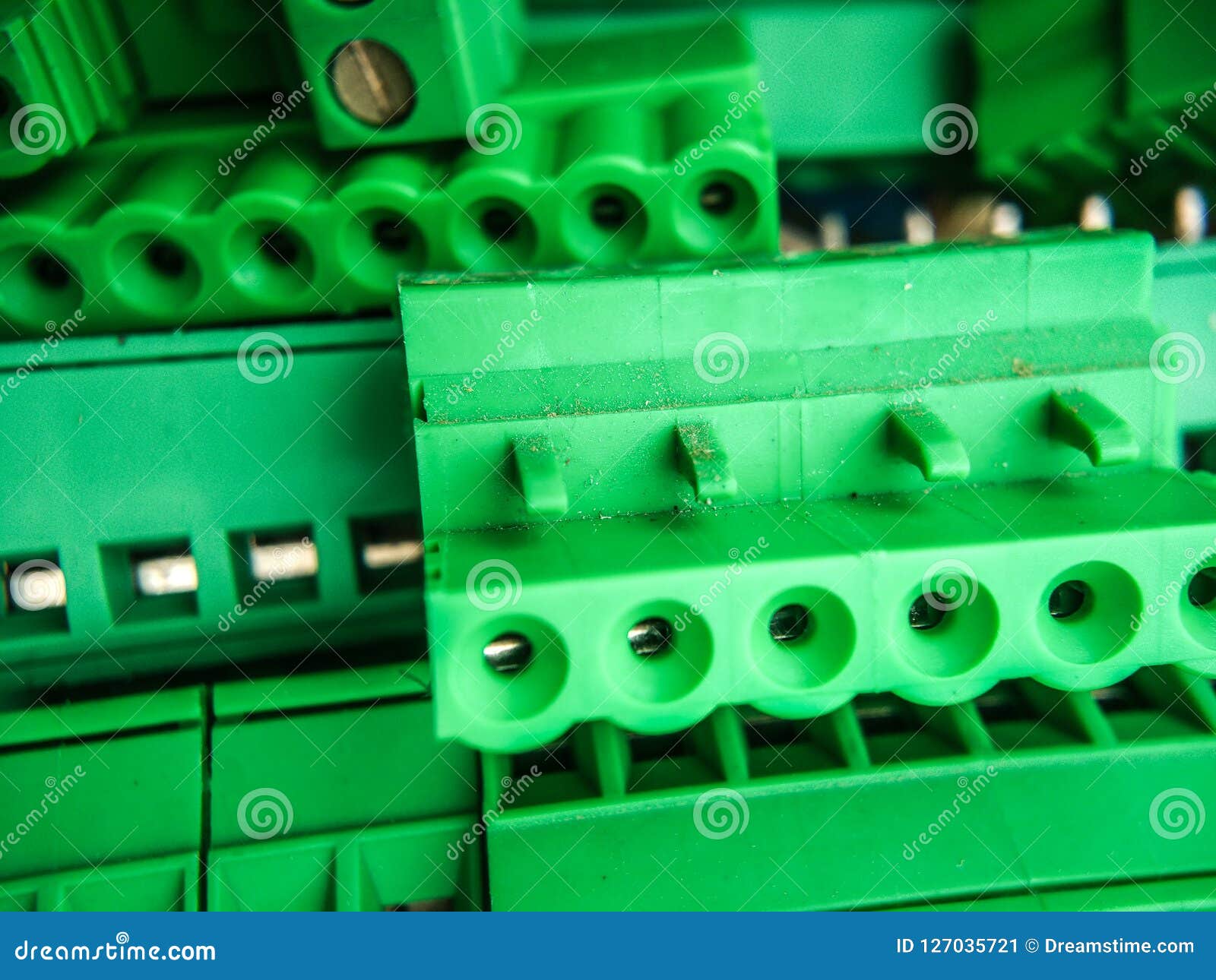 Group of Electric Terminals Stock Image - Image of electric, equipment ...