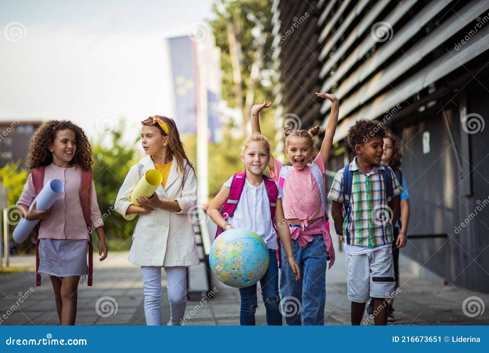 It`s Time for an Outdoor Class Stock Image - Image of friendship ...