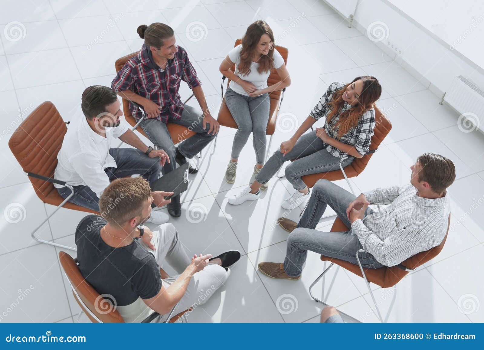 Group of Employees a Lesson on Team Building Stock Photo - Image of ...