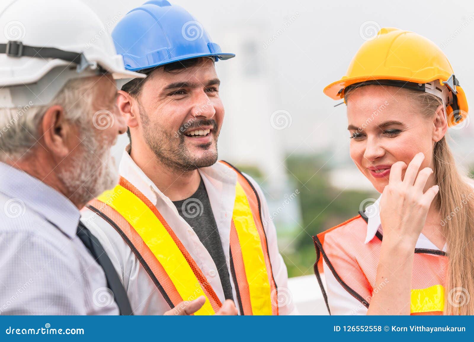 Group of Engineer Teamwork Working Together Cooperation Project. Stock ...