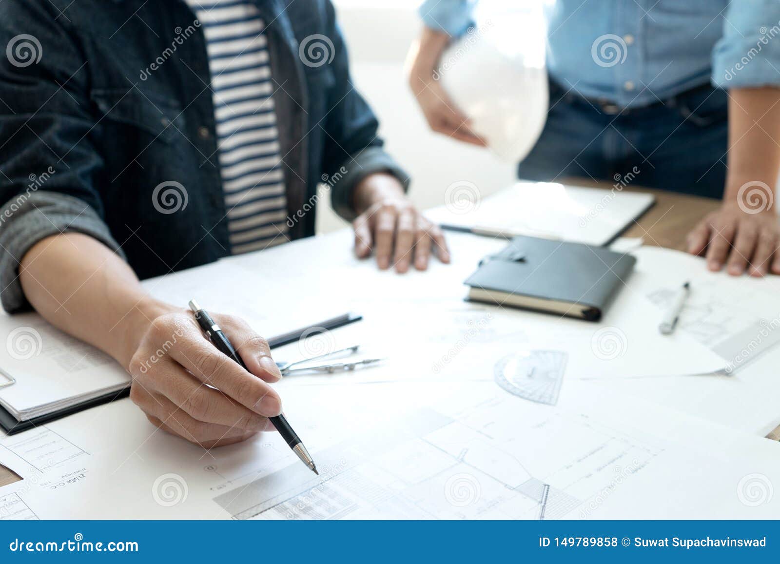 Group of Engineering or Architect Stock Photo - Image of partner ...
