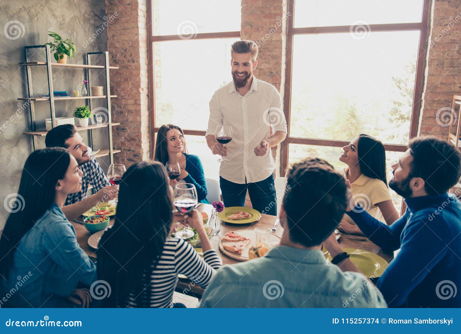 Group of Excited People Celebrating Success of New Business Project and ... Group of Excited People Celebrating Success of New Business Project and ...