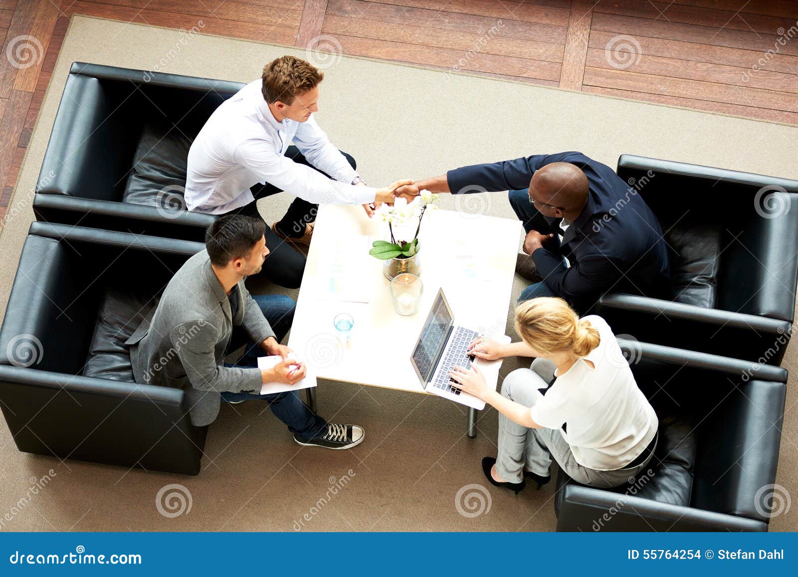 Group of Executives Having a Meeting Stock Photo - Image of sitting ...