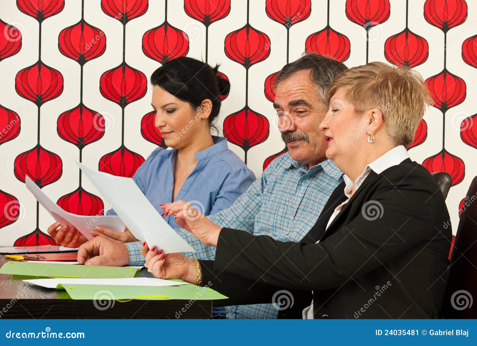 Group of Executives in Office Stock Image - Image of group ...