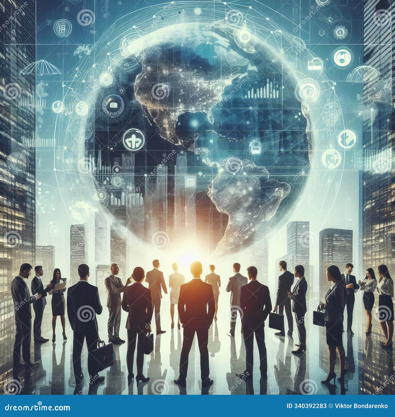 Group of Experts. Silhouette of Business Persons. Stock Image - Image ...