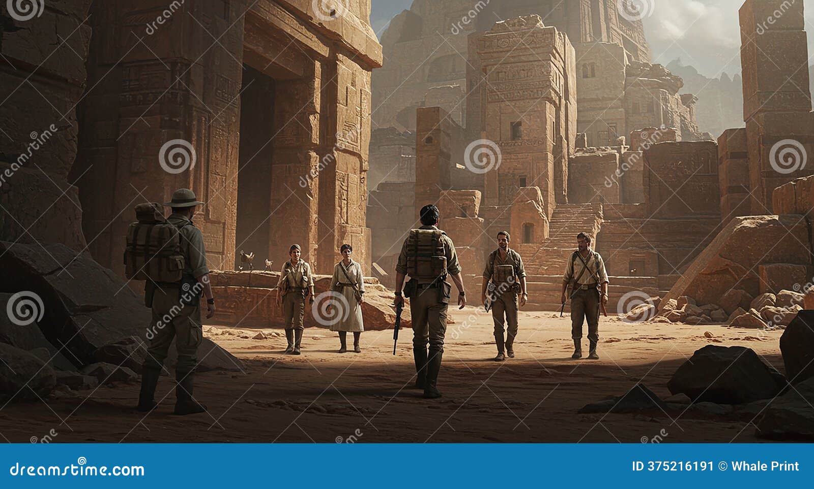 Exploring Ancient Vietnam Through Neolithic Comic Style Artwork Stock ...