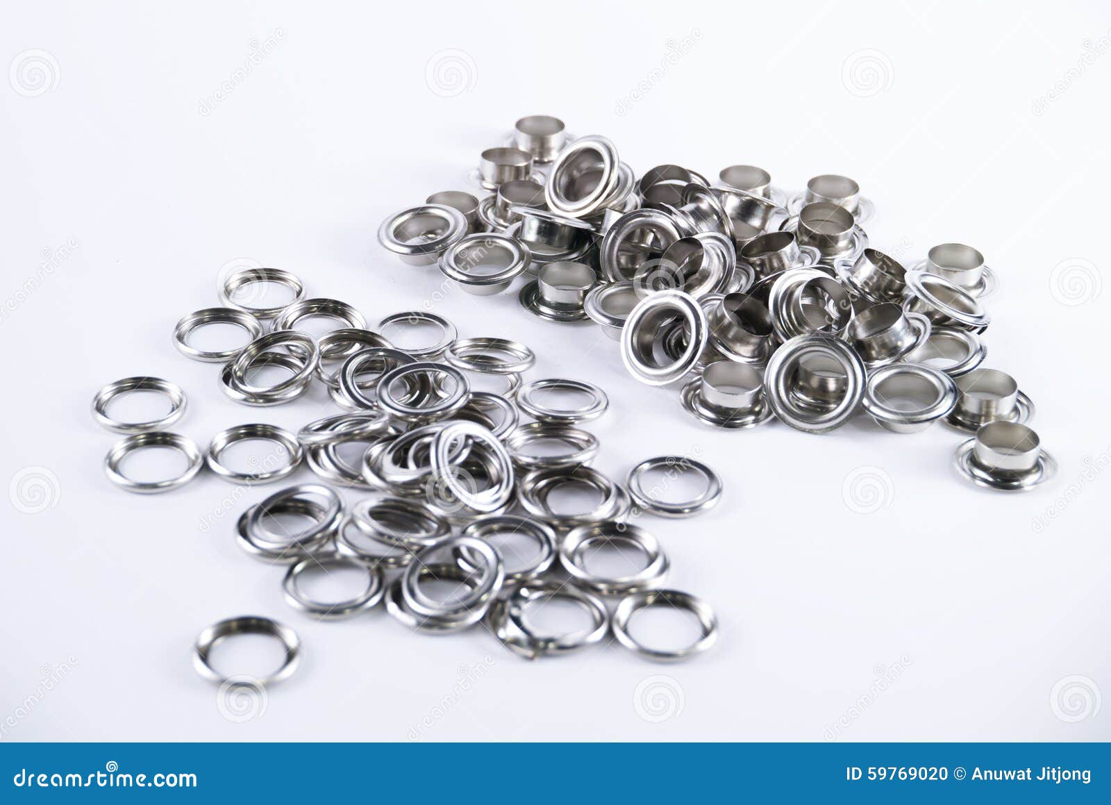 Group of eyelets stock photo. Image of hole, steel, industry - 59769020