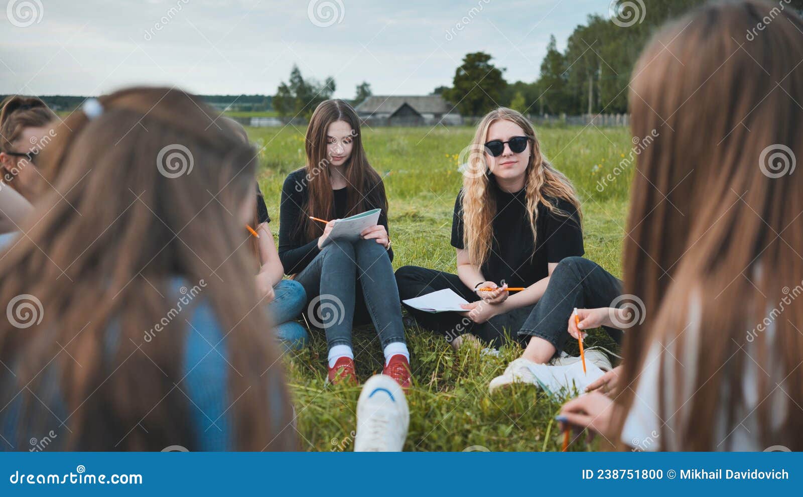 Collective Work, Give Your Brushstroke Royalty-Free Stock Photo ...