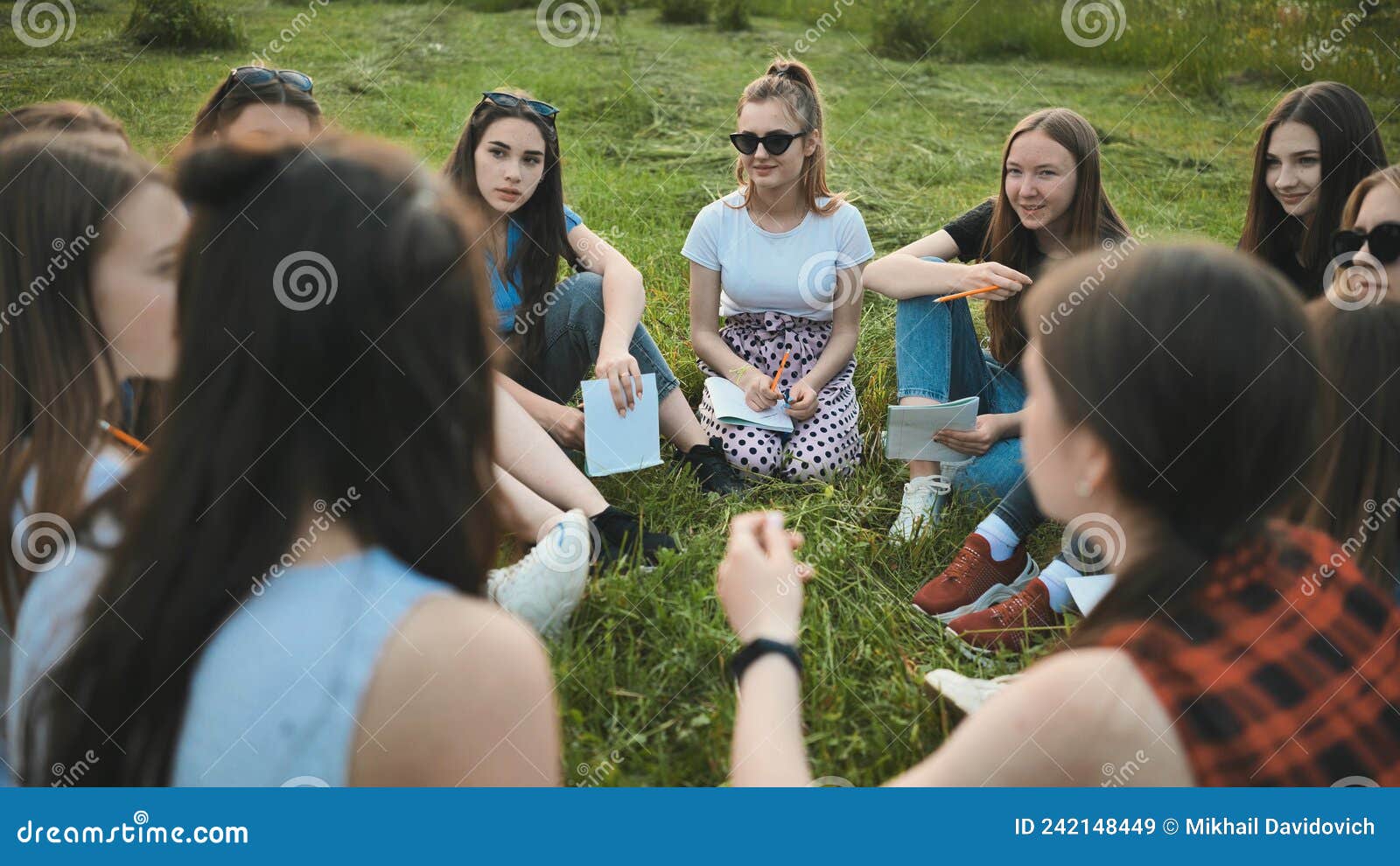 Collective Work, Give Your Brushstroke Royalty-Free Stock Photo ...