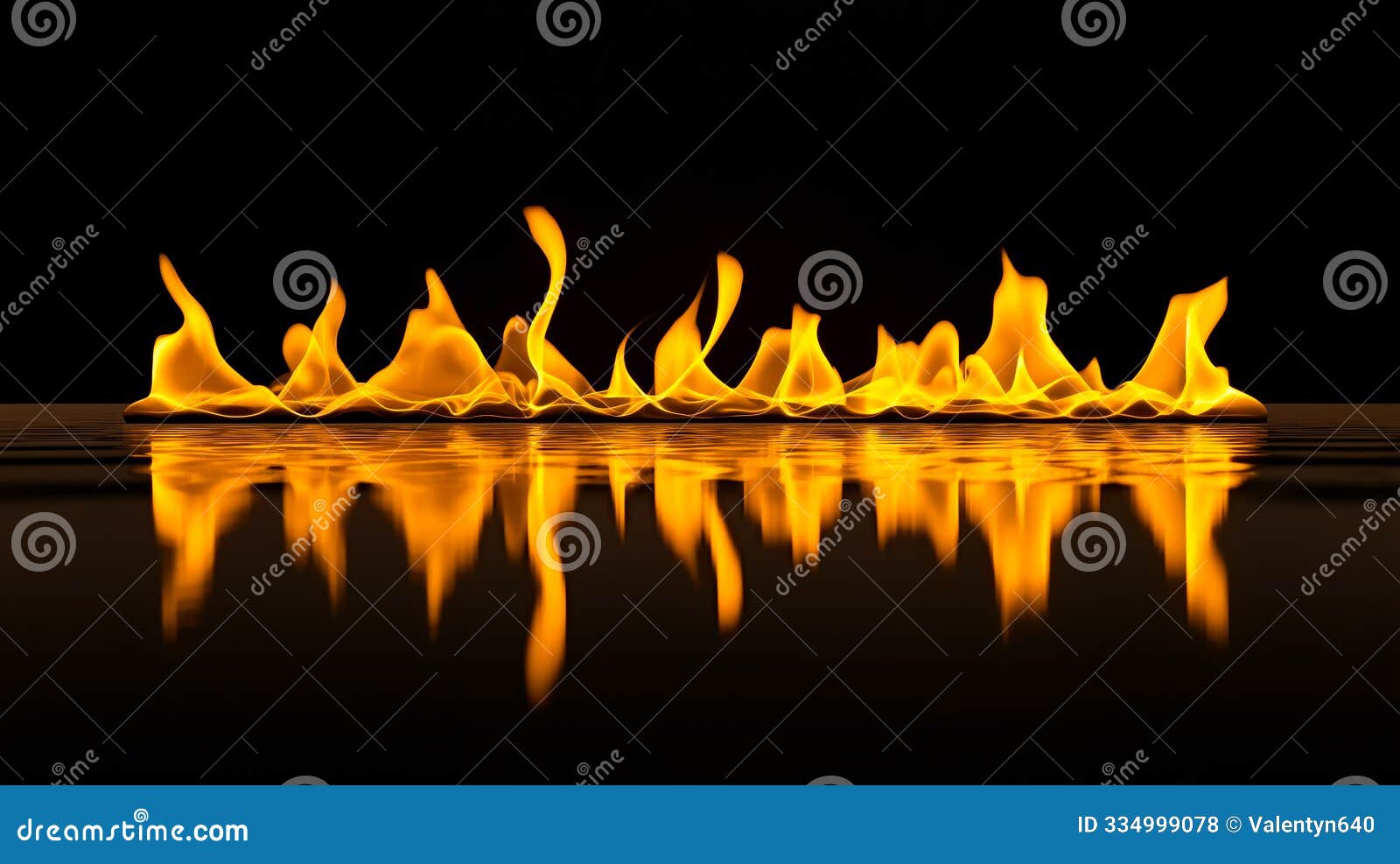 A Group of Fire Flames on a Black Background Stock Photo - Image of ...