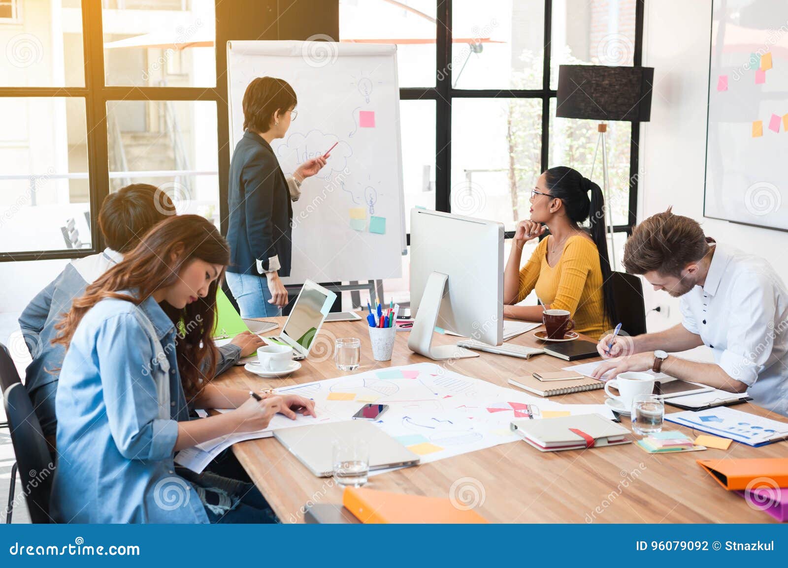 Group Work, Discussion Meeting Stock Image | CartoonDealer.com #1936603