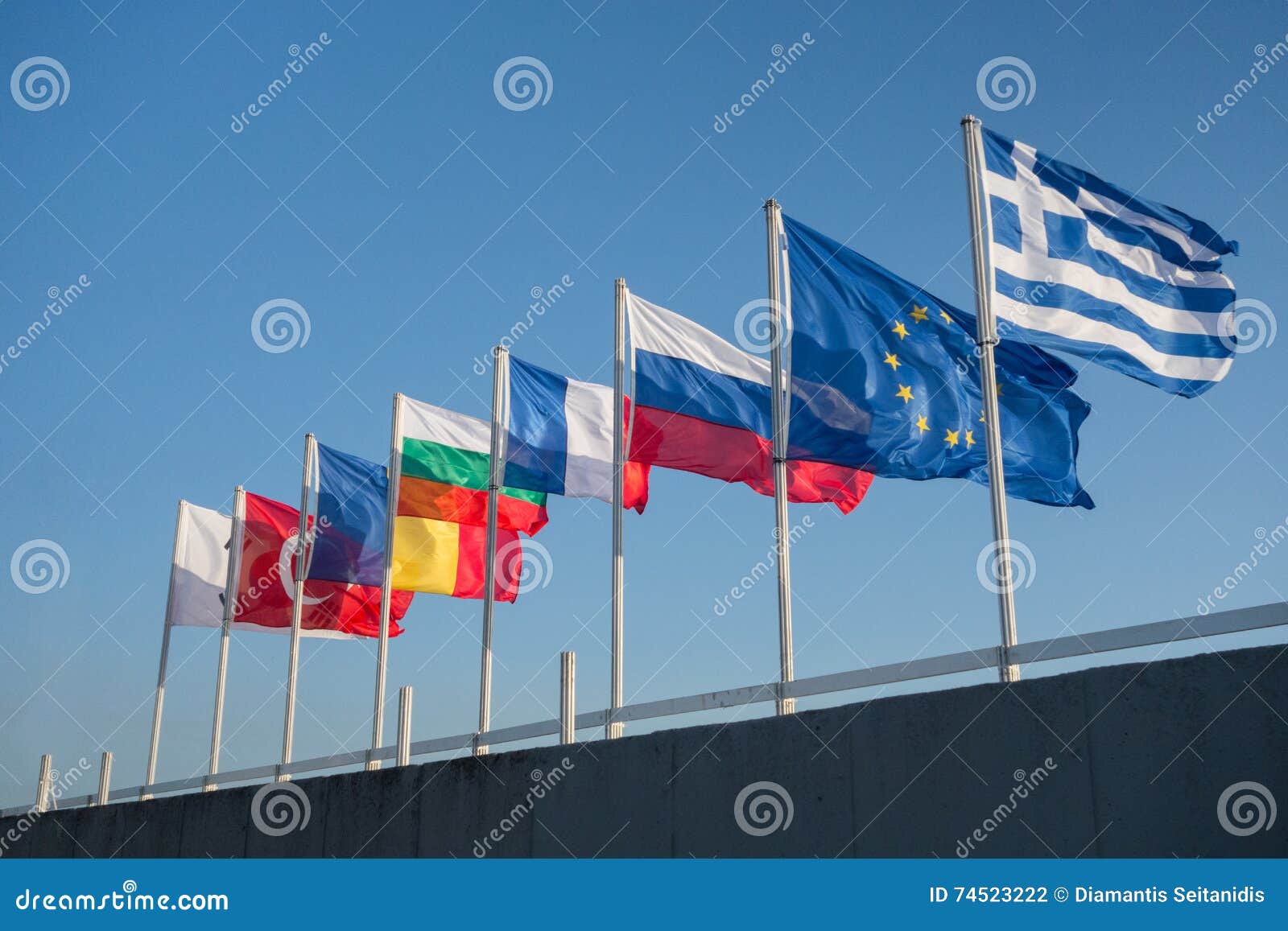 Group of flags stock photo. Image of culture, overhead - 74523222