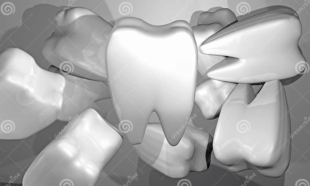 Group of flying teeth stock illustration. Illustration of dent - 57915967