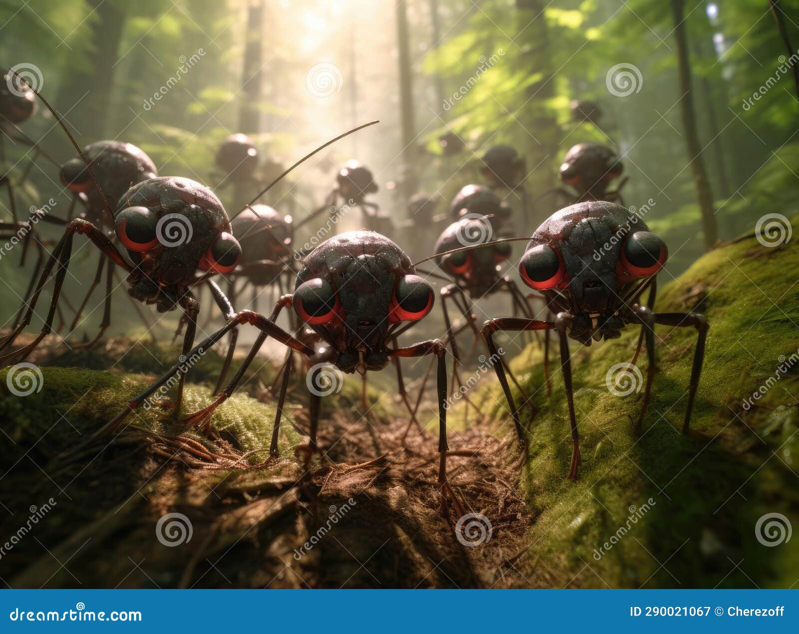 Forest Ants. Royalty-Free Stock Photo | CartoonDealer.com #61818417