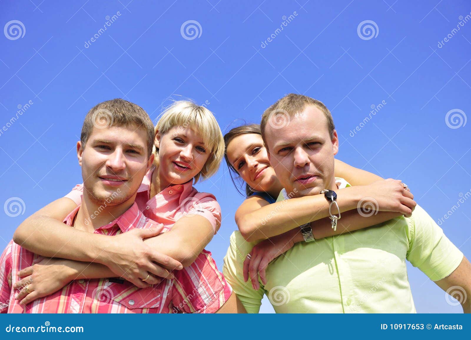 Group of four friends stock image. Image of happiness - 10917653