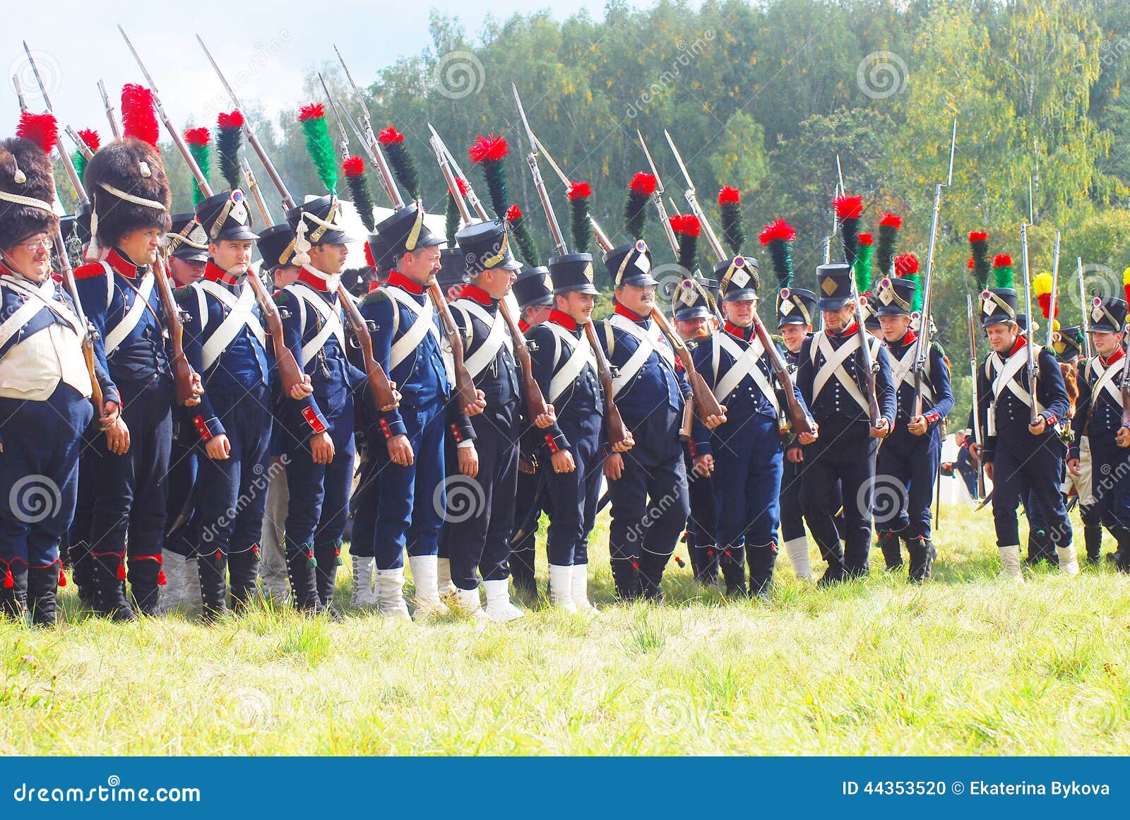 A Group Of Reenactors Dressed As Napoleonic War Soldiers Ride Horses ... A Group Of Reenactors Dressed As Napoleonic War Soldiers Ride Horses ...