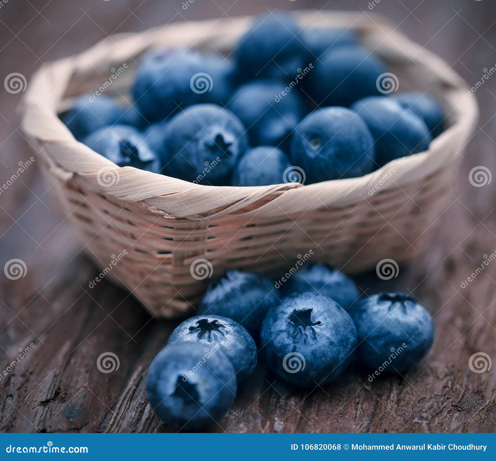Group of fresh blueberries stock photo. Image of vintage - 106820068