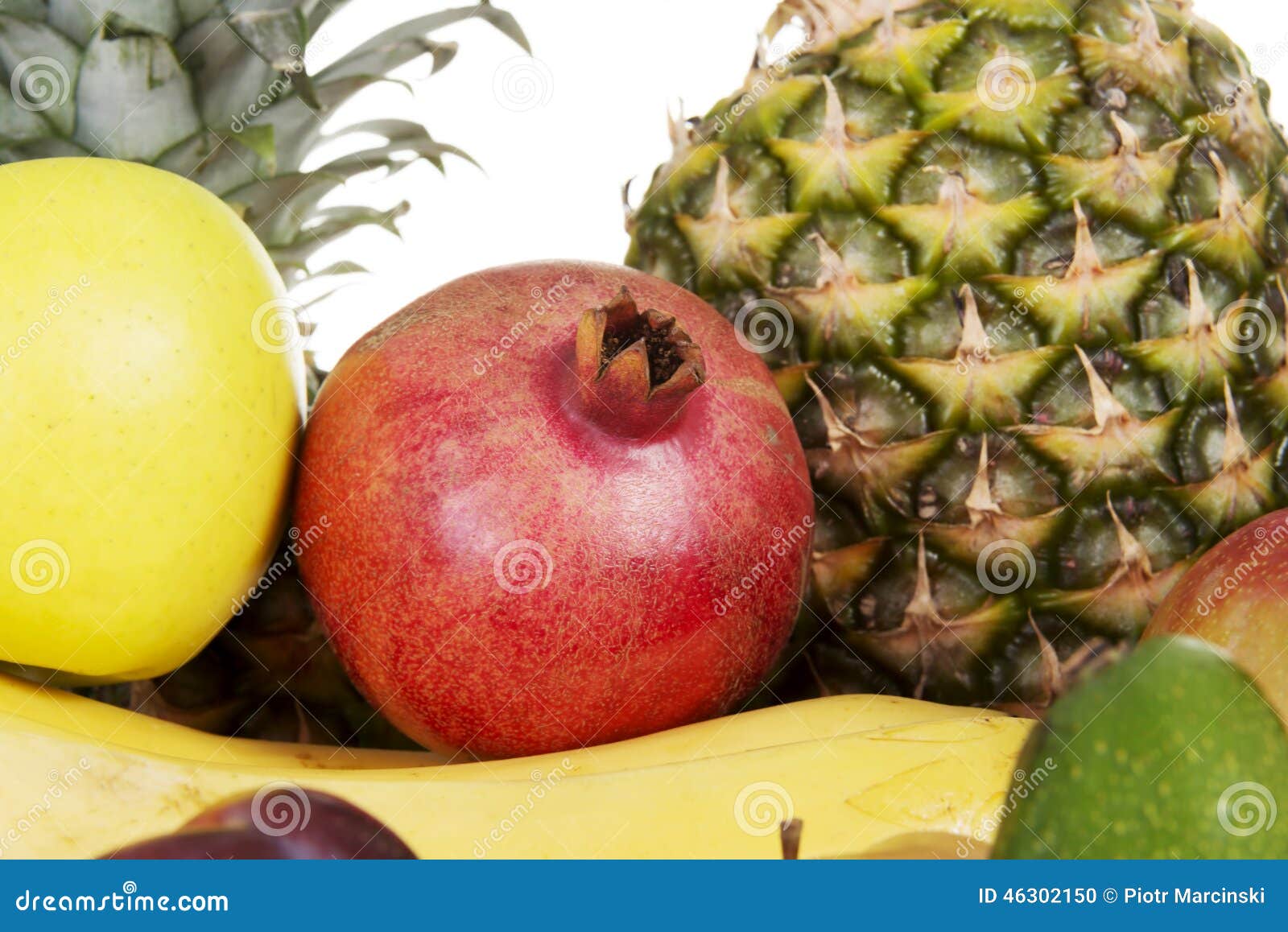 Group of fresh fruits stock photo. Image of organic, grape - 46302150