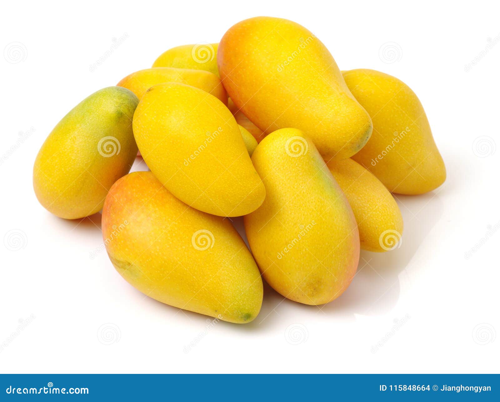 A group of fresh mango stock photo. Image of fruit, asian - 115848664
