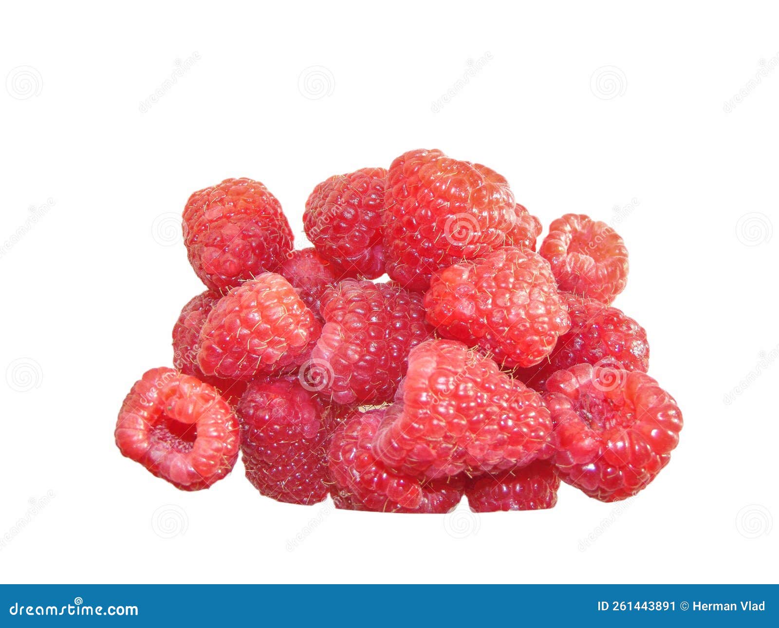 Group of Fresh Raspberry Isolated on White Background Stock Image ...