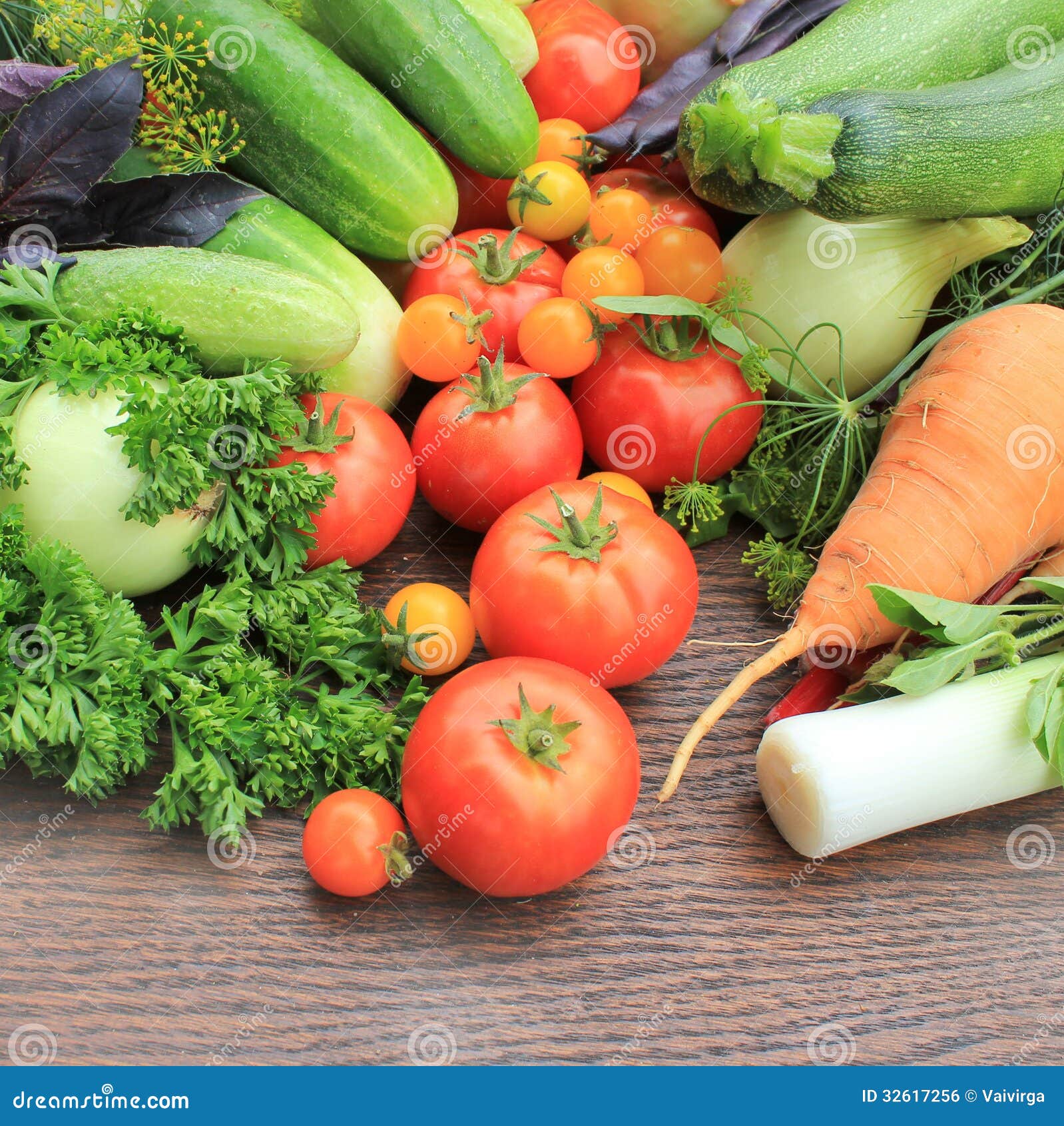 Group of fresh vegetables stock photo. Image of healthy - 32617256