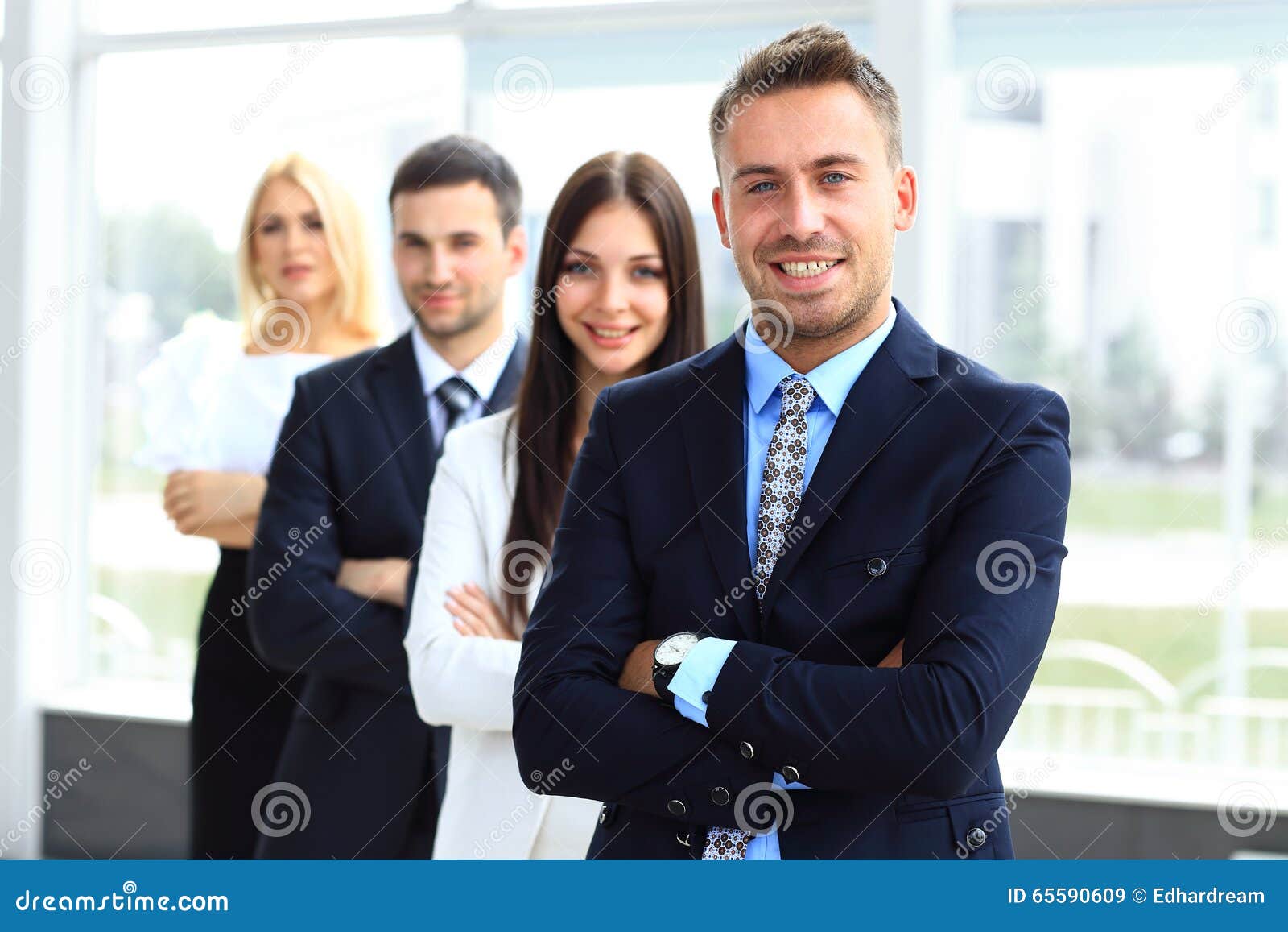 Group of Friendly Businesspeople Stock Image - Image of businesspeople ...