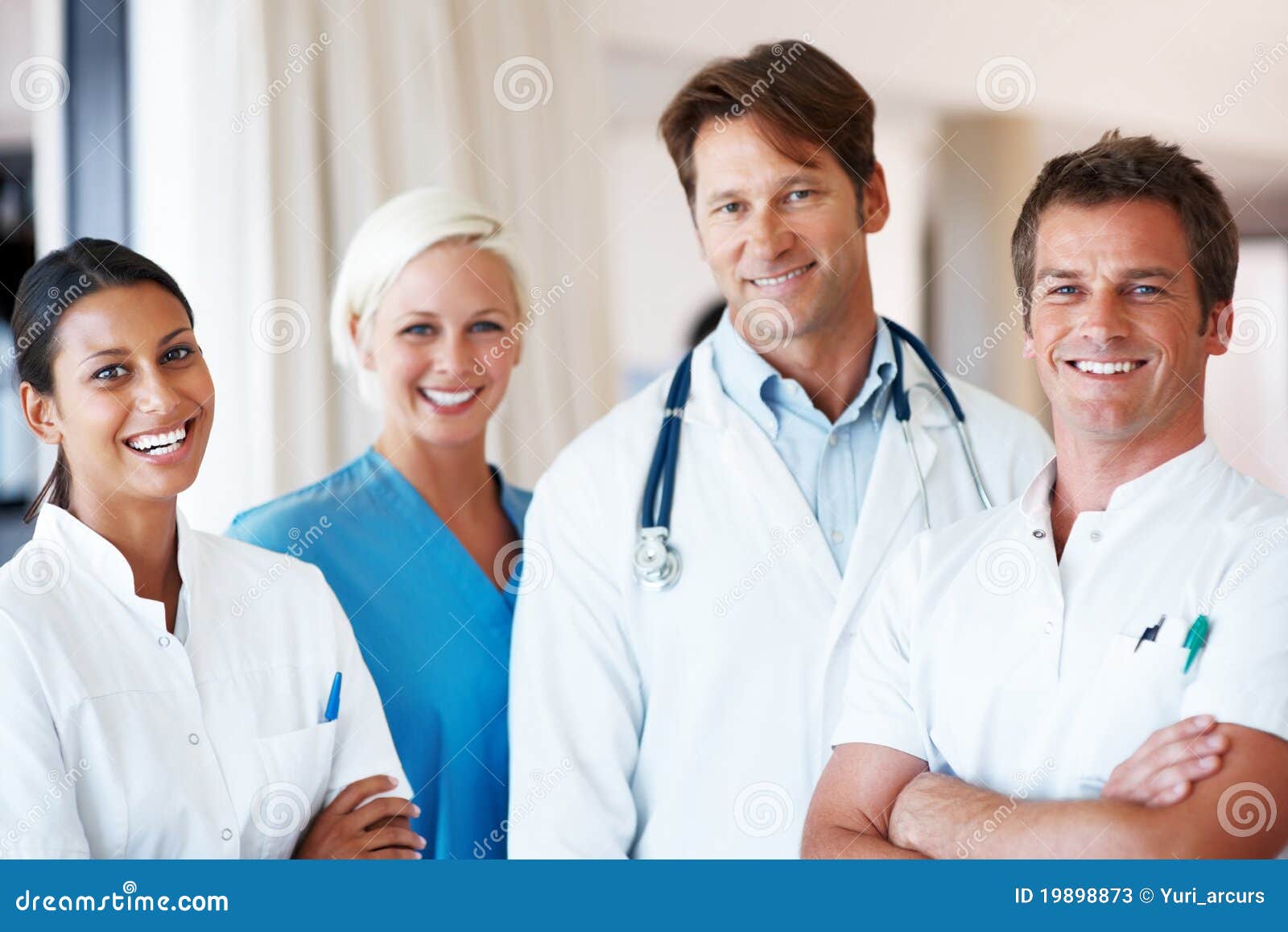 Group of friendly doctors stock image. Image of background - 19898873