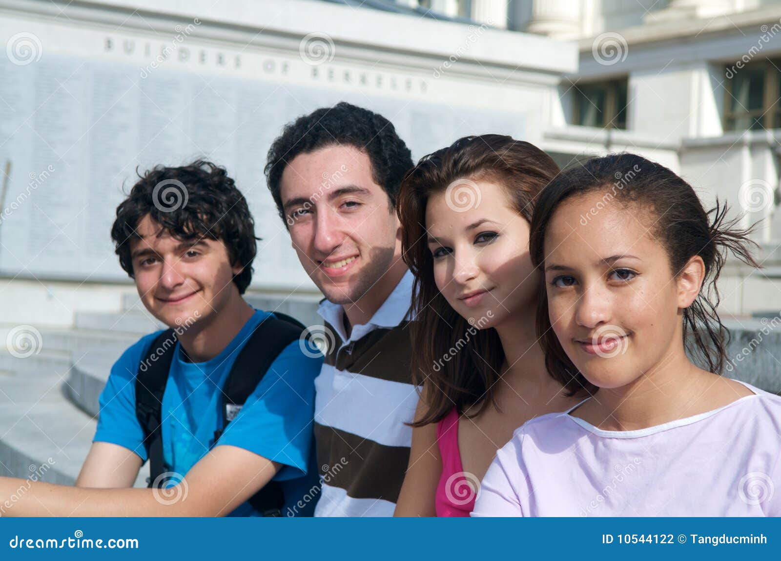 Group of friends stock photo. Image of caucasian, school - 10544122