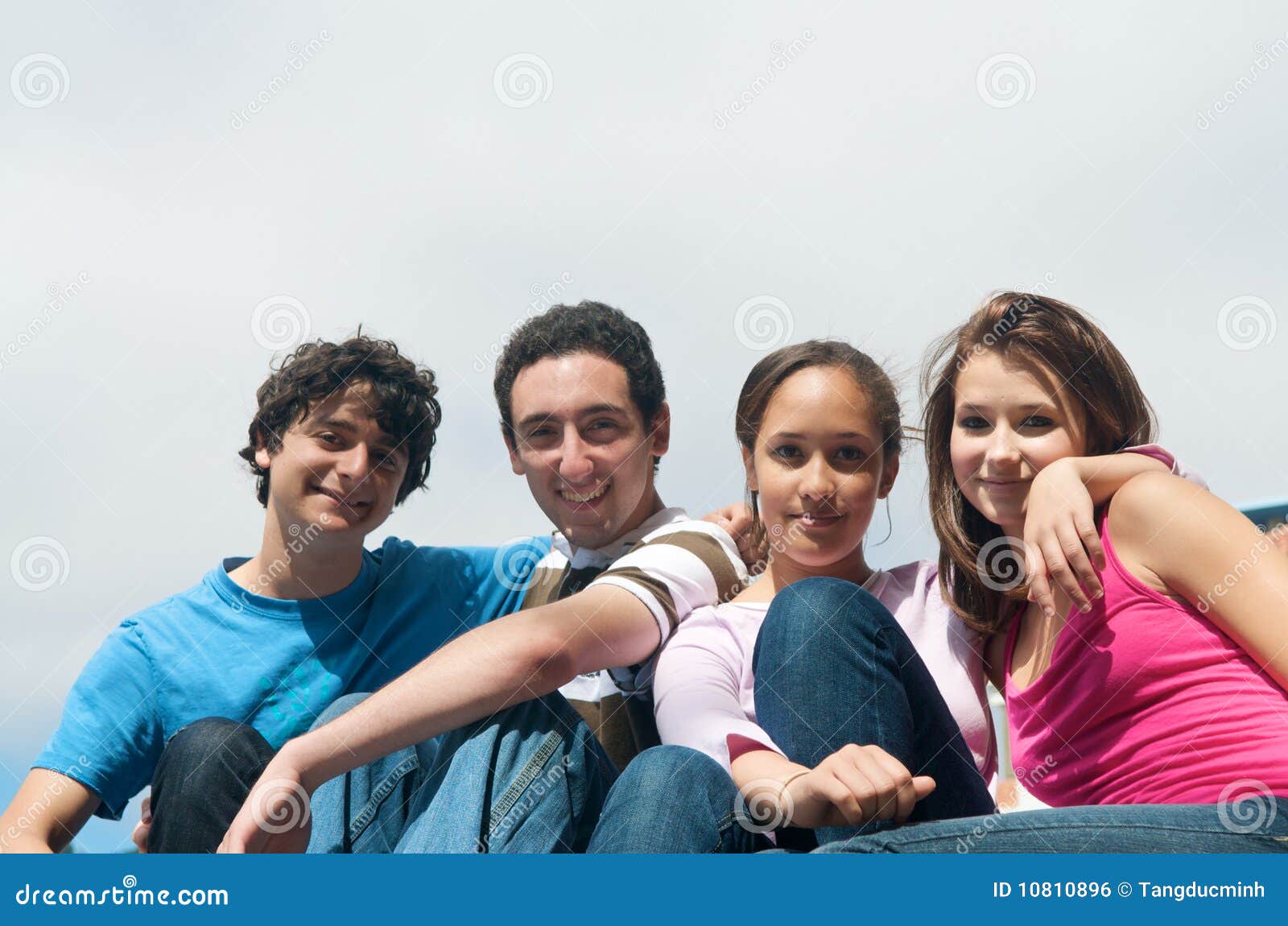 Group of friends stock photo. Image of friendship, smiling - 10810896