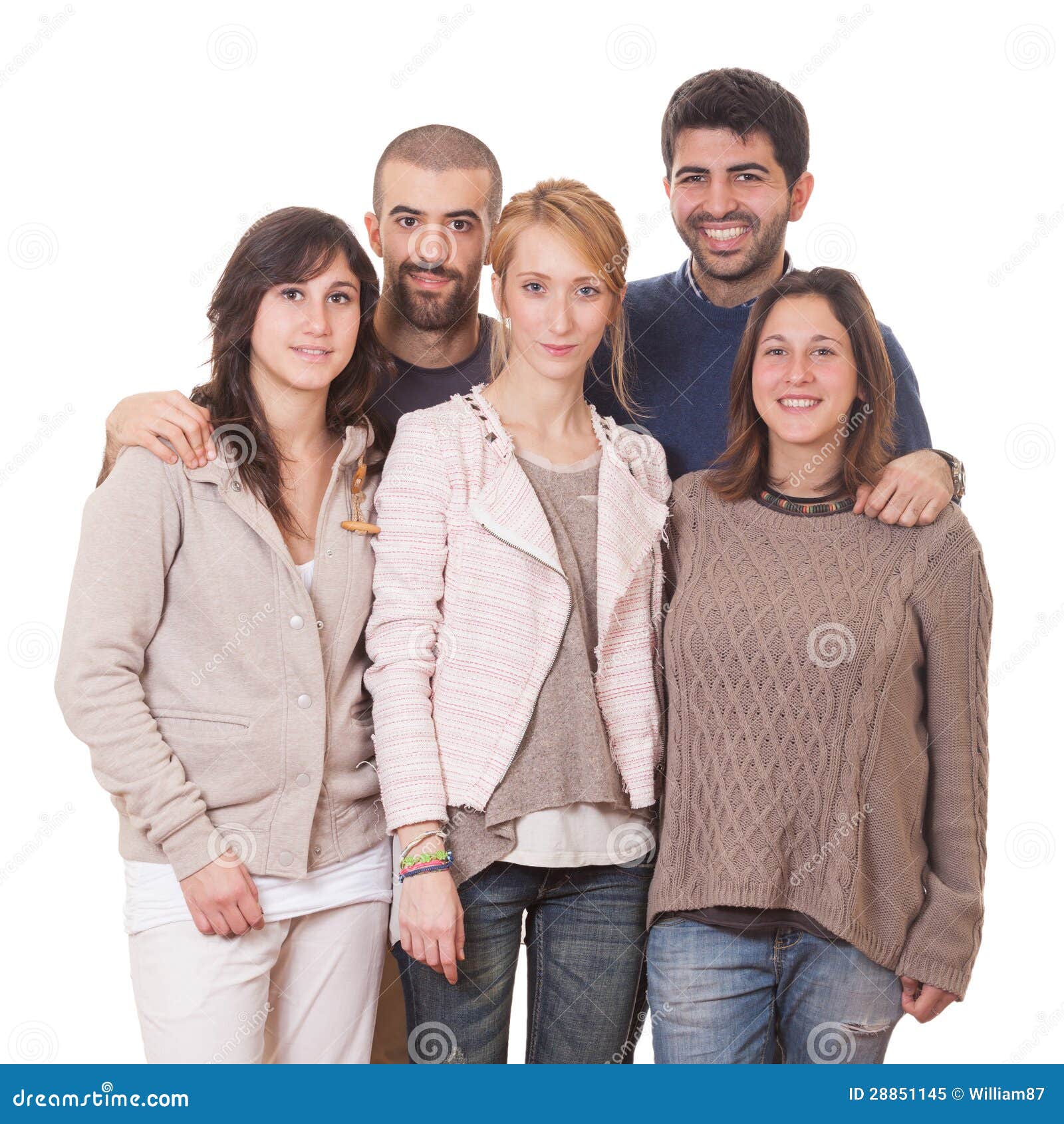 Group of Friends stock image. Image of isolated, group - 28851145