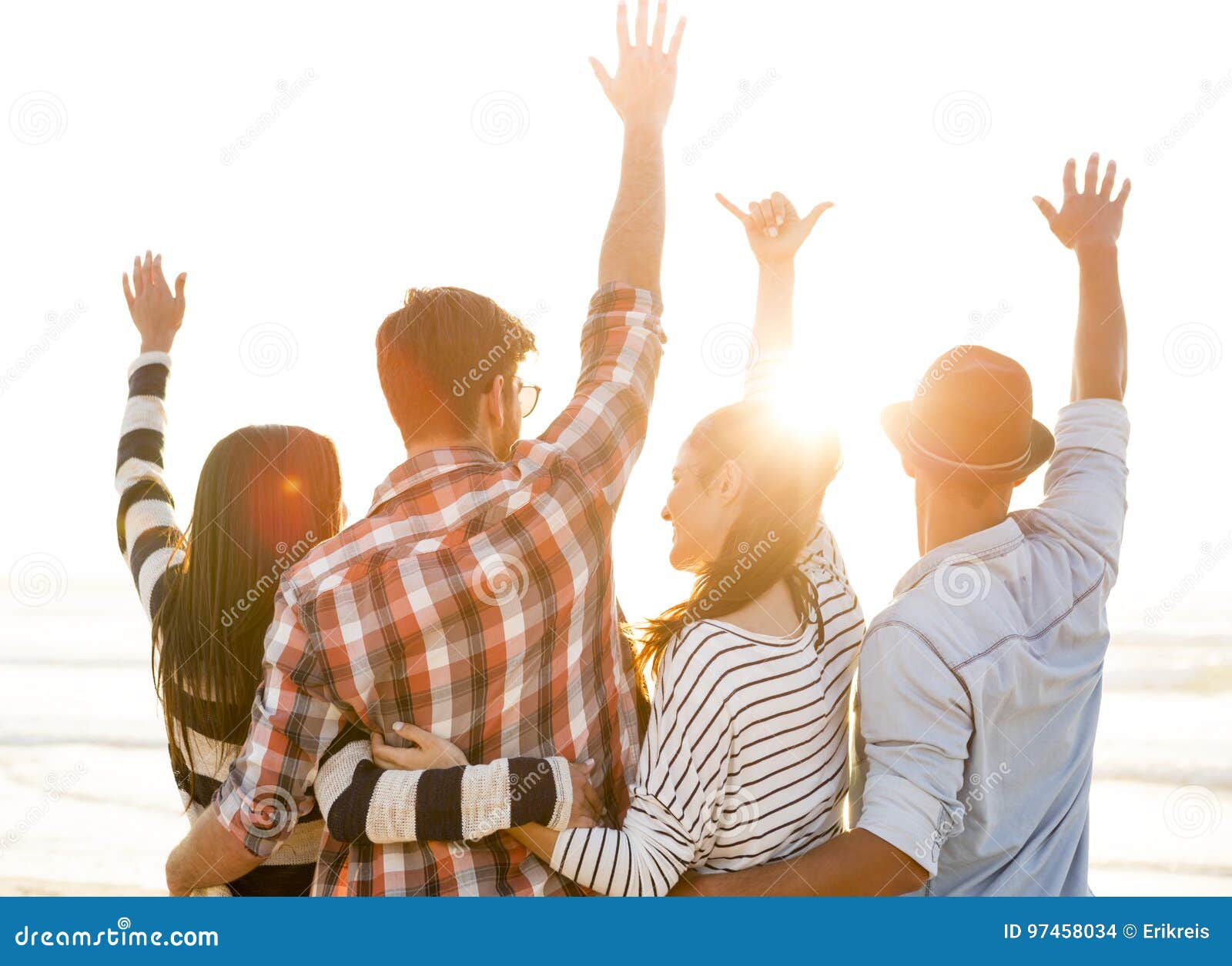 The Best Summer is with Friends Stock Photo - Image of landscape, hands ...