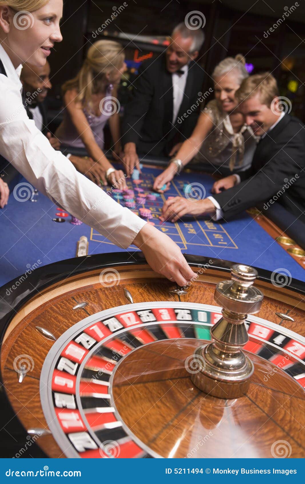 Group of Friends Gambling in Casino Stock Photo - Image of player ...