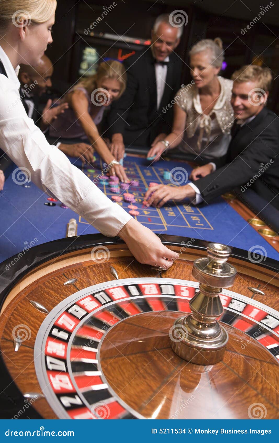 Group of Friends Gambling in Casino Stock Photo - Image of friends ...