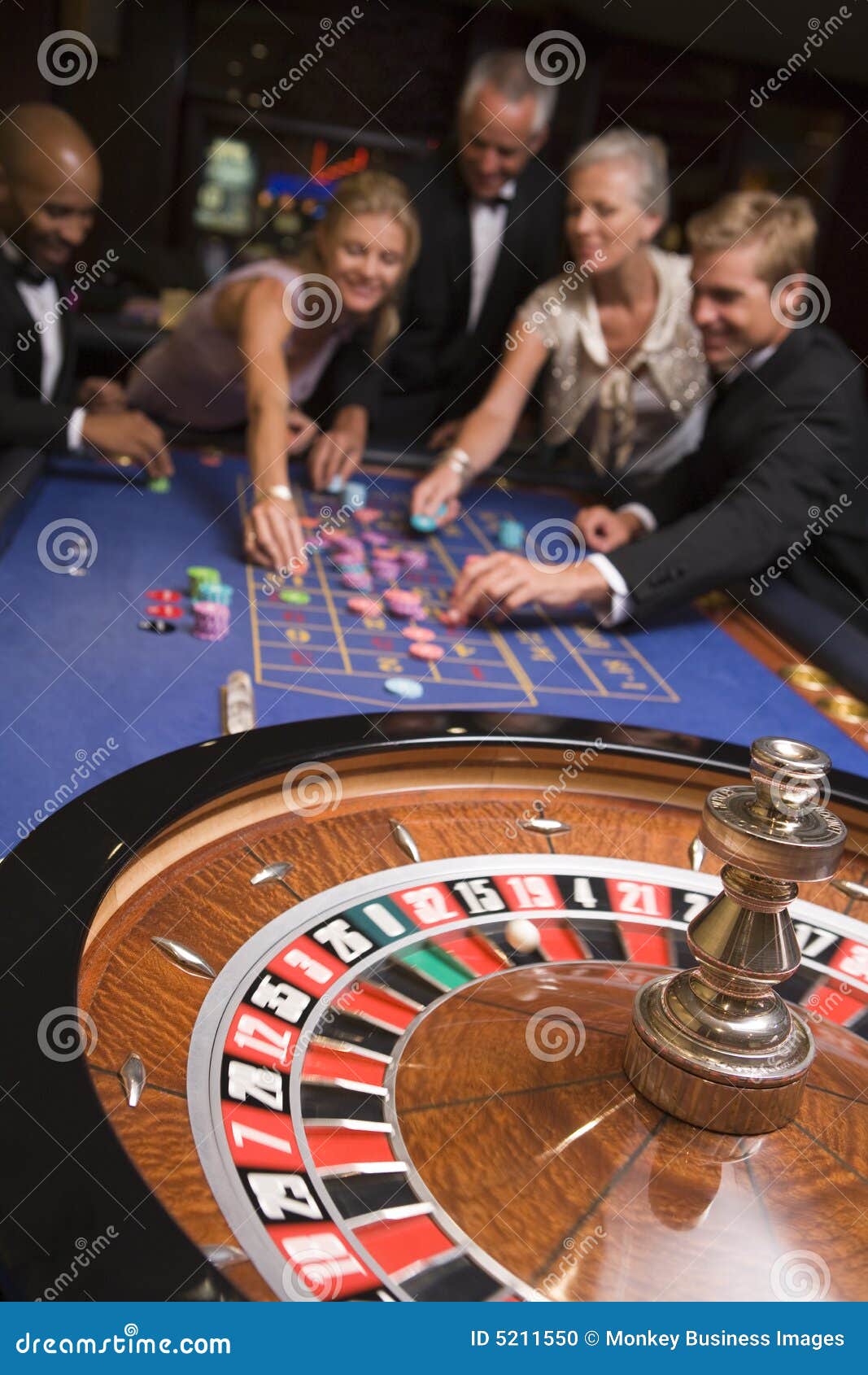 Group of Friends Gambling in Casino Stock Photo - Image of nightlife ...