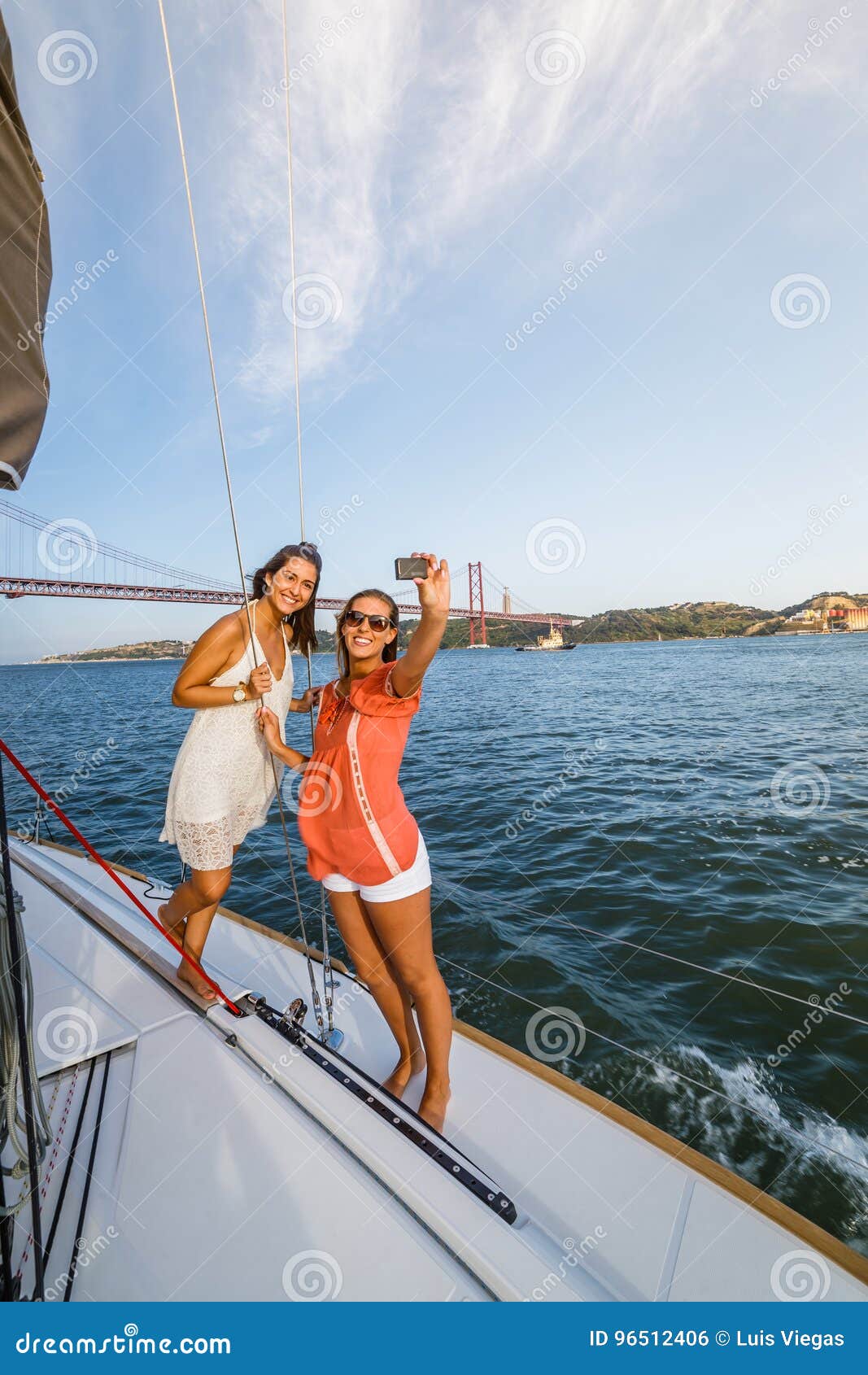 Group of Friends Having Fun in Boat in River Stock Photo - Image of ...