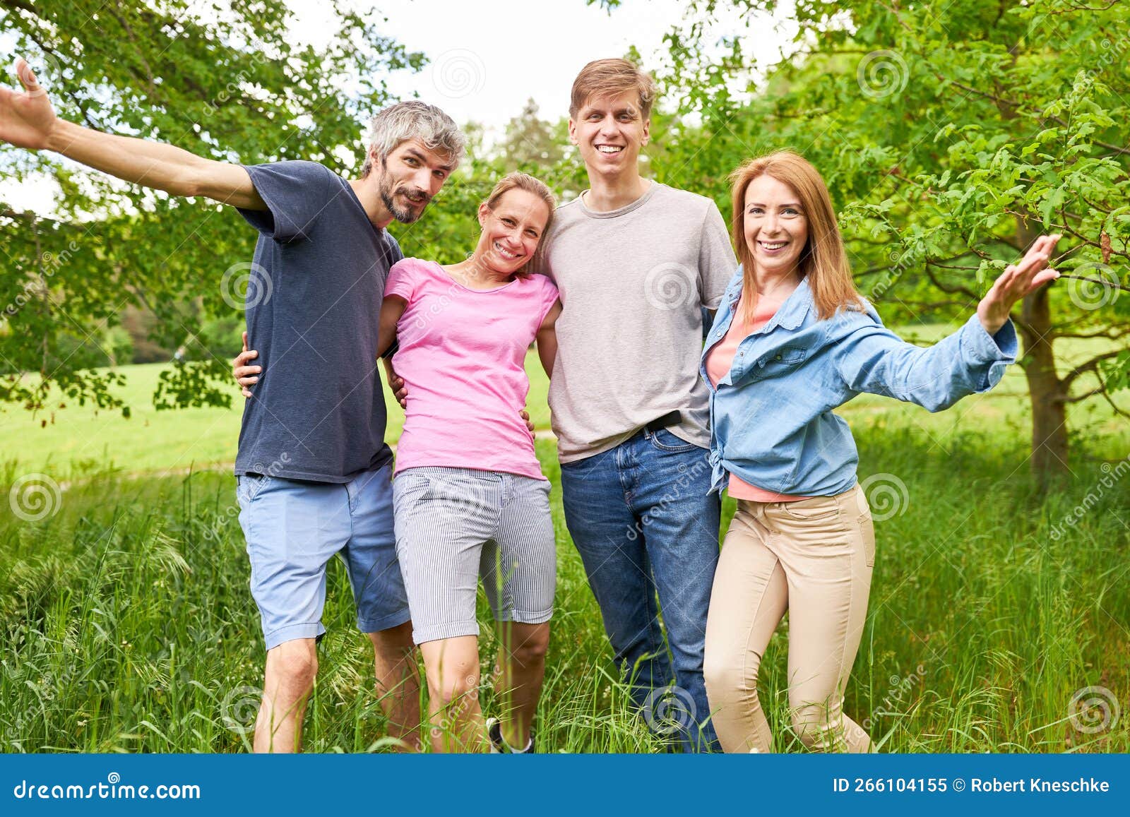 Group of Friends is Having Fun on an Outing Stock Image - Image of ...
